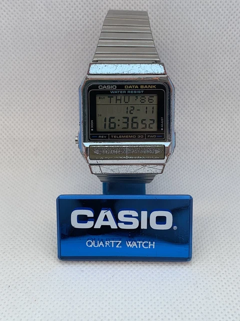 OROLOGIO DA POLSO Casio DB-310 Modulo 871 Banca Dati Vintage Tele Memo ...