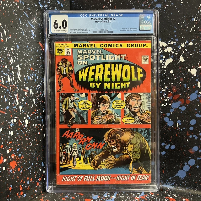 MARVEL SPOTLIGHT #2 (1972) 1a APPARIZIONE LUPO MANNARO DI NOTTE - GRADO ...