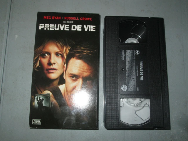 PREUVE DE VIE/ Proof Of life (VHS)(French) Tested Meg Ryan, Russell ...
