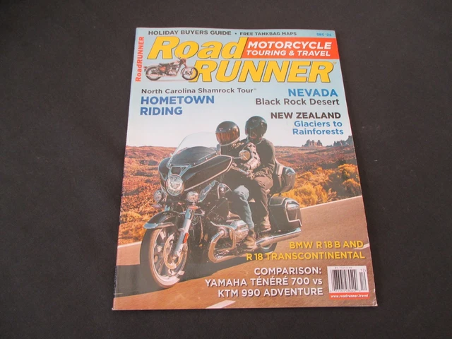 ROAD RUNNER MAGAZINE issue dec 2021 BMW R18B YAMAHA TENERE KTM 900 EUR ...