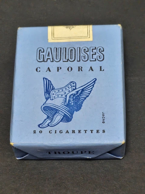 PAQUET CIGARETTES GAULOISES troupes french pack original Indochine EUR ...
