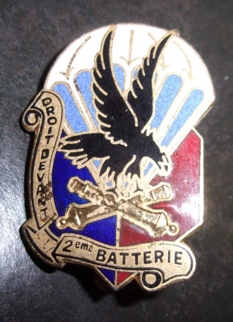 INSIGNE 2° BATTERIE 35° Régiment d'Artillerie Parachutiste - RAP - TAP ...