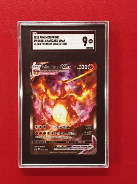 SGC 9 2022 Pokemon TCG Charizard VMAX SWSH261 Ultra Premium Collection ...
