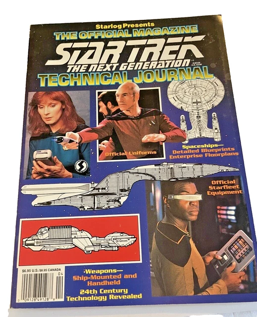 MAGAZINE STAR TREK The Next Generation Technical Journal Official Book ...