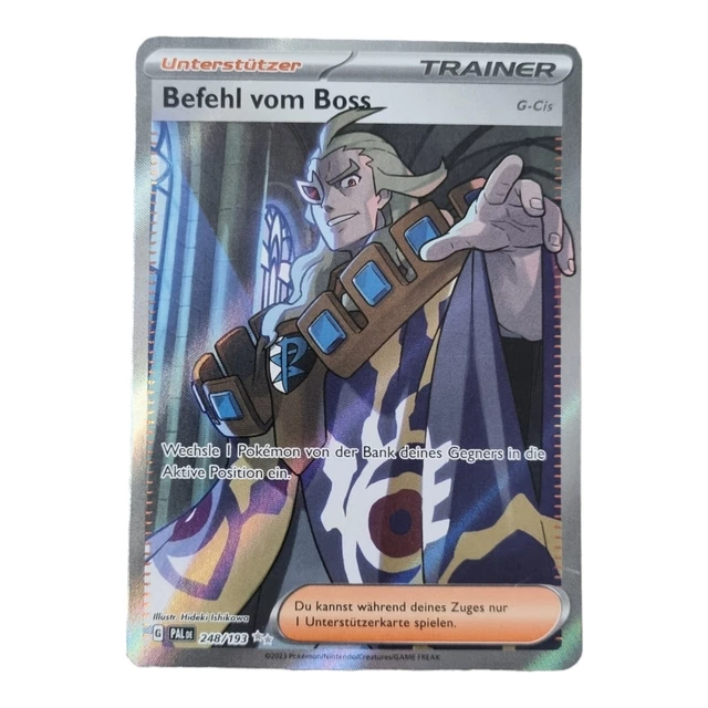 POKEMON BEFEHL VOM Boss Full Art 248/193 DE NM Trainer EUR 12,23 ...