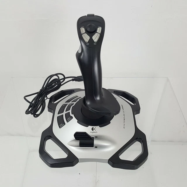 LOGITECH EXTREME 3D Pro Flight Simulator Joystick USB Controller ...