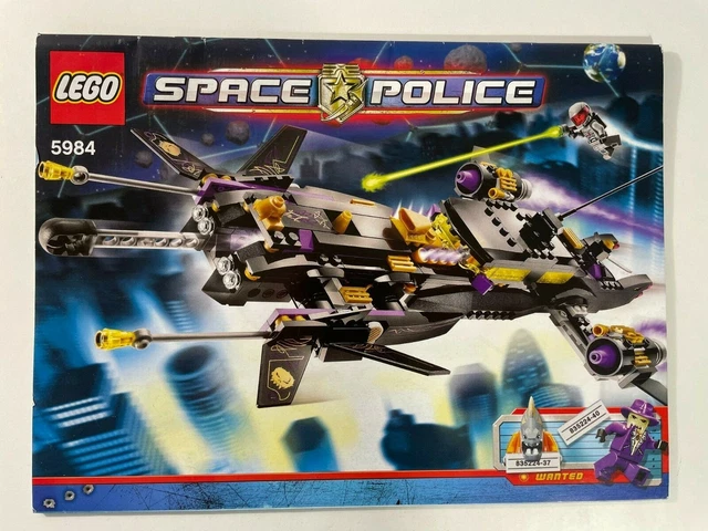 LEGO® BUILDING INSTRUCTIONS Space Police 5984 Lunar Limo Starship ...