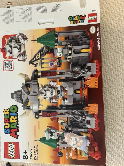 LEGO SUPER MARIO: Dry Bowser Castle Battle Expansion Set (71423) £89.08 ...