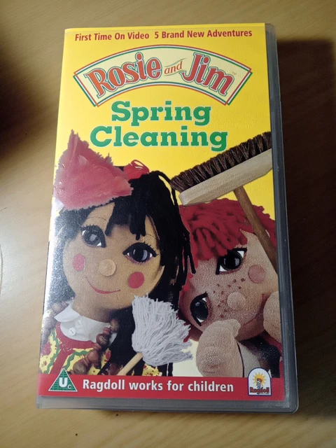 ROSIE AND JIM Spring Cleaning (1998, U) PAL VHS Video Tape - RARE £24. ...