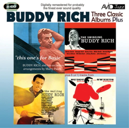 BUDDY RICH THREE Classic Albums Plus: This One's for Basie/The Swinging ...