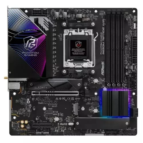 ASROCK MOTHERBOARD B850 AM5 mATX DDR5 Wi-Fi 7 PCIe 5.0 x16 B850M ...
