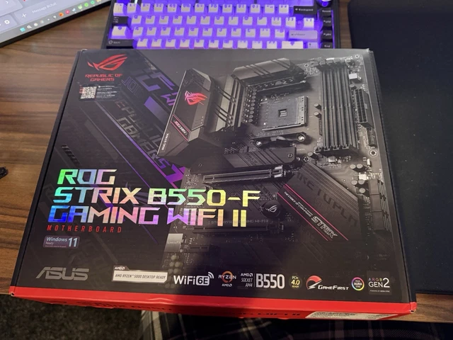 ASUS ROG STRIX B550-F GAMING WIFI II Socket AM4, AMD Motherboard £120. ...
