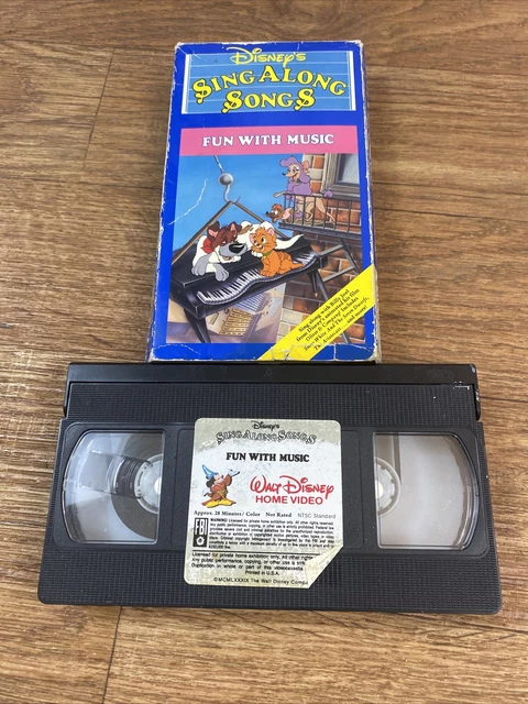DISNEY'S SING ALONG Songs: Fun With Music [VHS] $11.67 - PicClick CA
