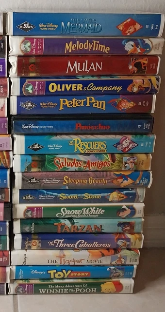 WALT DISNEY ANIMATED Movie VHS Lot 16 movies EUR 11,13 - PicClick FR