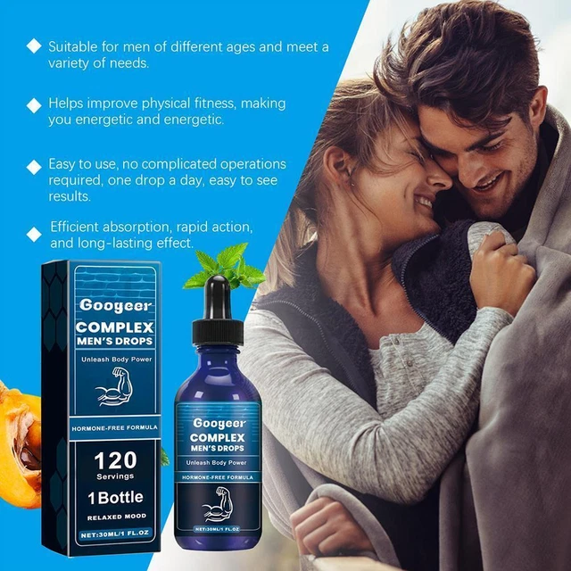 GOOGEER COMPLEX MEN'S Drops Secret Drops For StrongMen, 30ml DE Men’s ...