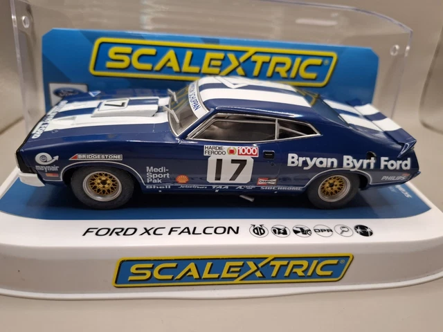 SCALEXTRIC C3923 FORD XC Falcon Bathurst Bryan Byrt #17 DPR Lights 1/32 ...