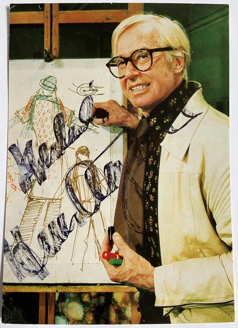 HEINZ OESTERGAARD SIGNIERT Karte Original Signed Autogramm Unterschrift ...