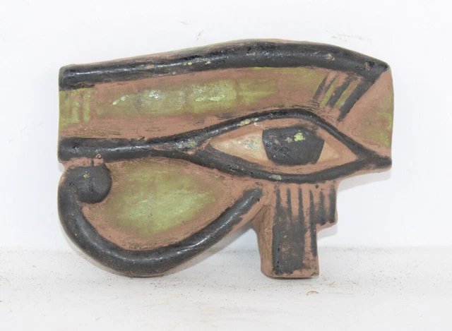 RARE ANCIENT EGYPTIAN ANTIQUE Eye of Horus Amulet Pharaonic Statue (B01 ...