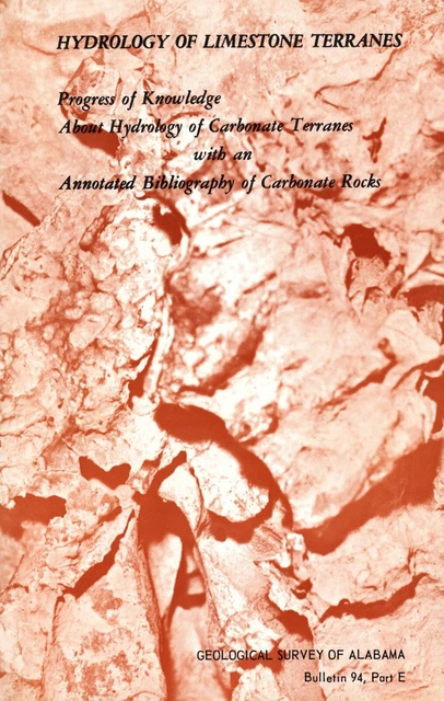 HYDROLOGY OF LIMESTONE Terranes by William M. Warren and Philip E ...