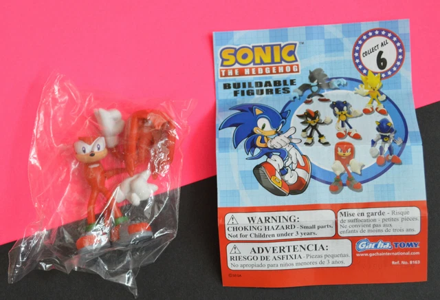 SONIC THE HEDGEHOG (Tomy Gacha) Buildable Figure KNUCKLES (6cm tall ... SONIC THE HEDGEHOG (Tomy Gacha) Buildable Figure KNUCKLES (6cm tall ...