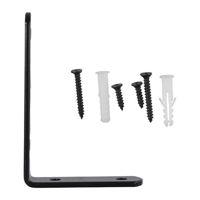 STEEL TRIANGULAR BRACKET L-Shaped Right Angle Support Frame For Home ...