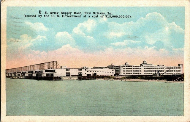 1920. U.S. ARMY Supply Base. New Orleans, La. Postcard Gg5 £6.61 ...