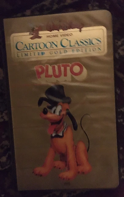 DISNEY CARTOON CLASSICS Pluto, Limited Gold Edition VHS $12.70 ...