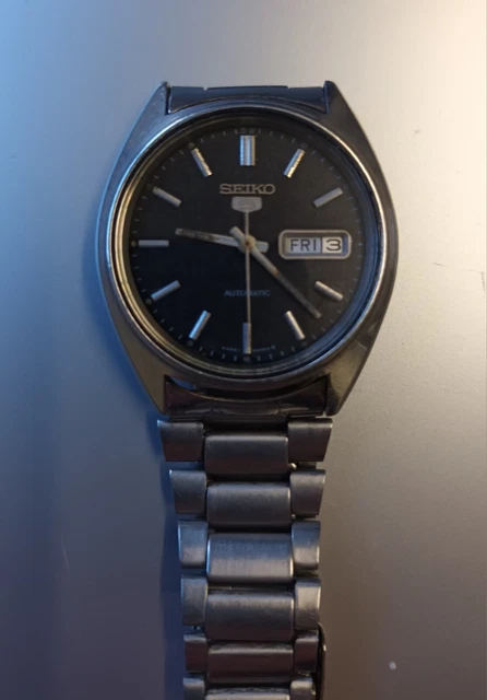 SEIKO 5 VINTAGE 1976 Day Date Automatic 6309 Movement, 683832 Serial ...