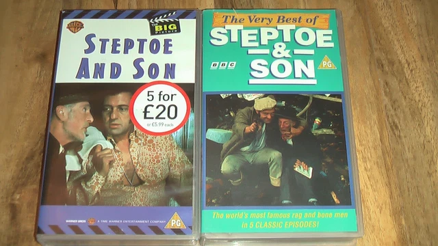 X2 STEPTOE & Son BBC VHS Video VCR Joblot Bundle Collection Cert £4.99 - PicClick UK