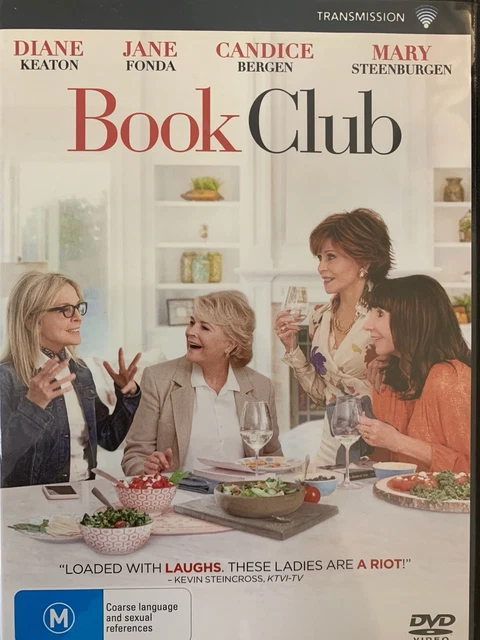 BOOK CLUB DVD Diane Keaton Jane Fonda Candice Bergen 2018 Exc Cond! $2. ...