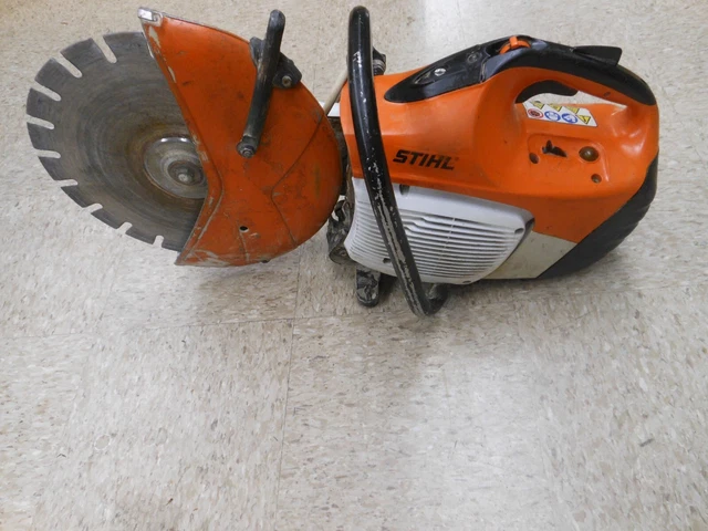 STIHL TS420 14& Gas Powered Concrete Cut-Off Saw W/ Blade - TESTED EUR ...
