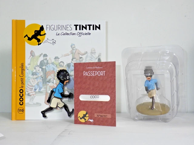 FIGURINE TINTIN COLLECTION officielle n°110 Coco le petit congolais EUR ...