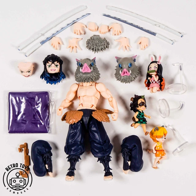 BUZZMOD INOSUKE HASHIBIRA Aniplex Demon Slayer Action Figur 100% ...