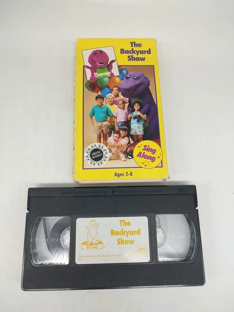 BARNEY THE BACKYARD Show VHS Video Sandy Duncan Lyons Group Vintage ...