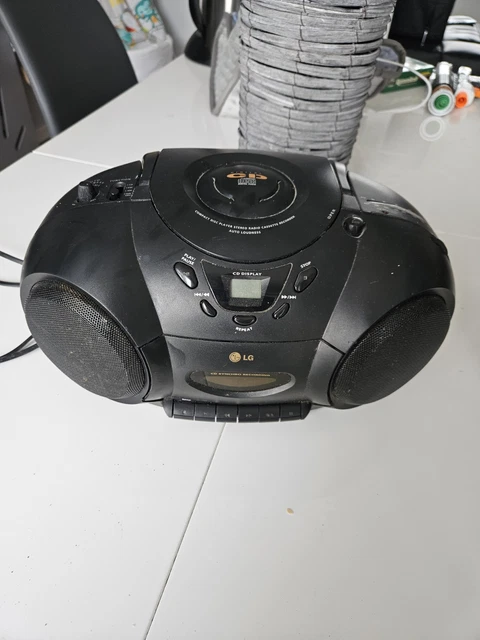 LG CD-3230A CD Cassette AM Radio Portable Boombox £31.91 - PicClick UK