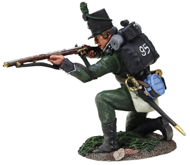 BRITAINS NAPOLEONIC BRITISH 36156 95Th Rifles Kneeling Firing No.3 £36. ...