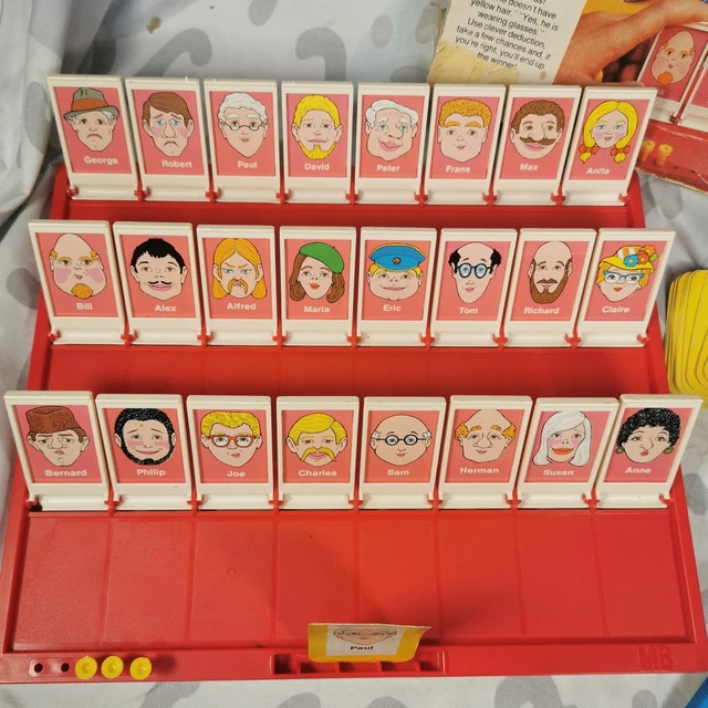 VINTAGE GUESS WHO? 1979 MB Games Board Game Classic Retro Family $20.71 ...