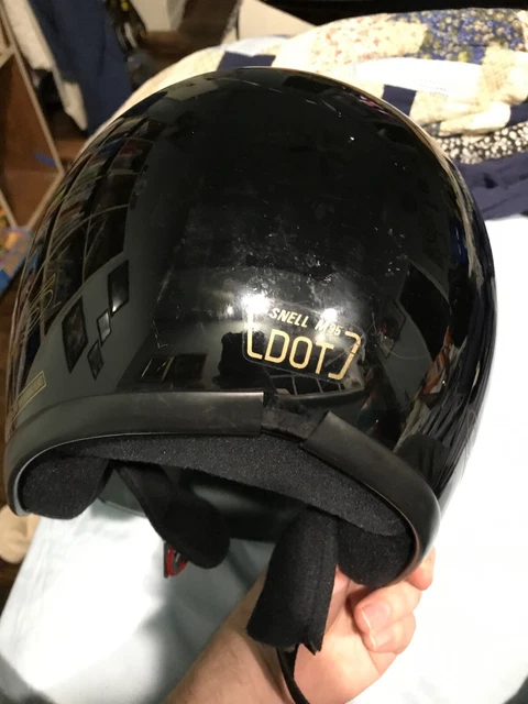 HJC HELMET CL-5 Motorcycle Drag Racing Snell M95 DOT Size Medium $31.62 ...