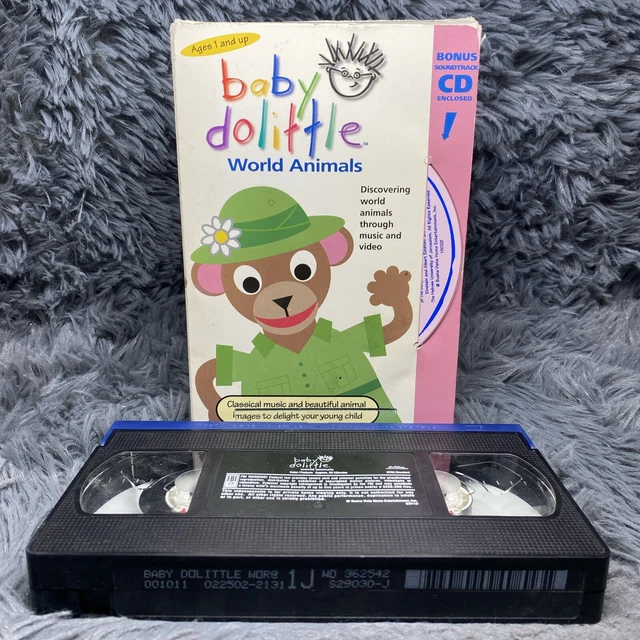BABY EINSTEIN - Baby Dolittle World Animals VHS Tape 2001 Education ...