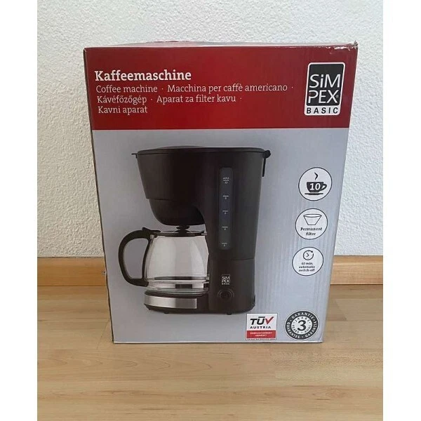 MACCHINA DA CAFFÈ nera SiMPEX®BASIC EUR 29,99 - PicClick IT