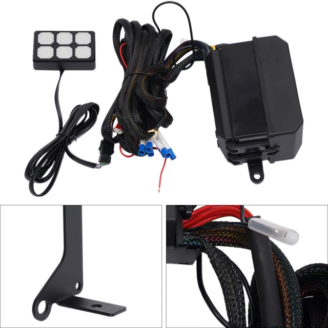 12V 6-GANG SWITCH Panel LED Light Bar Circuit Control Box For RV Car ...