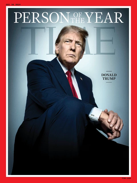 🔥 TIME MAGAZINE 2024 Person of the Year - Donald Trump FREE SHIP ...