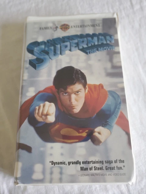 WARNER BROTHERS SUPERMAN The Movie Vhs Clamshell £7.13 - PicClick UK