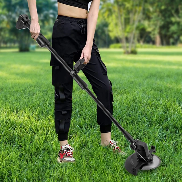 CORDLESS LAWN EDGER Grass Trimmer Cutter Adjustable Head Handle ...