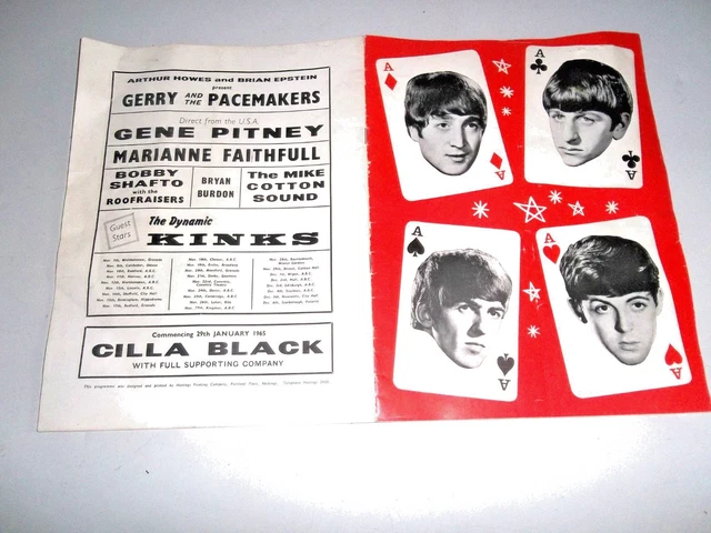 THE BEATLES SHOW CONCERT SOUVENIR PROGRAMME CAPITOL : CARDIFF 7th Nov ...