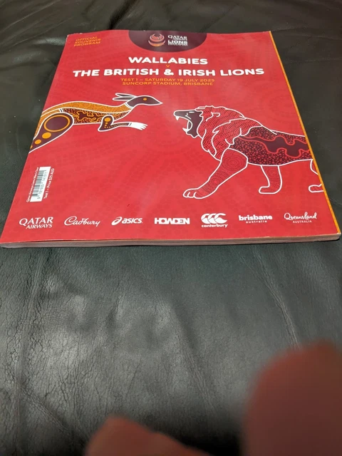 WALLABIES V THE BRITISH & IRISH LIONS OFFICIAL PROGRAMME 19/7/2025 LOOK ...