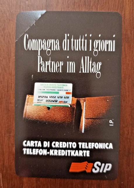 SCHEDA TELEFONICA LIRE 5.000 COMPAGNA DI TUTTI I GIORNI BILINGUE SIP ...