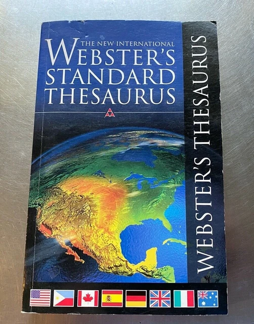 THÉSAURUS STANDARD WEBSTER'S (2007, livre de poche) s#4771B EUR 9,61 ...