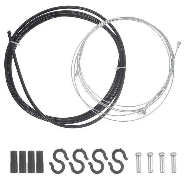 PROFESSIONAL BRAKE CABLES Front Back Lines Bicycle Mountain Bike Kit ...