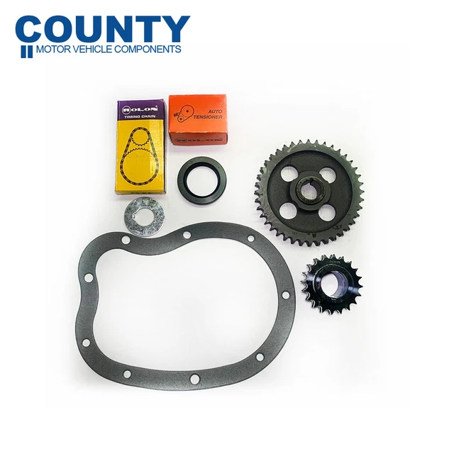 MG MGA MGB Double Row Timing Chain Kit 1955-1971 WITH Gears EUR 107,16 ...